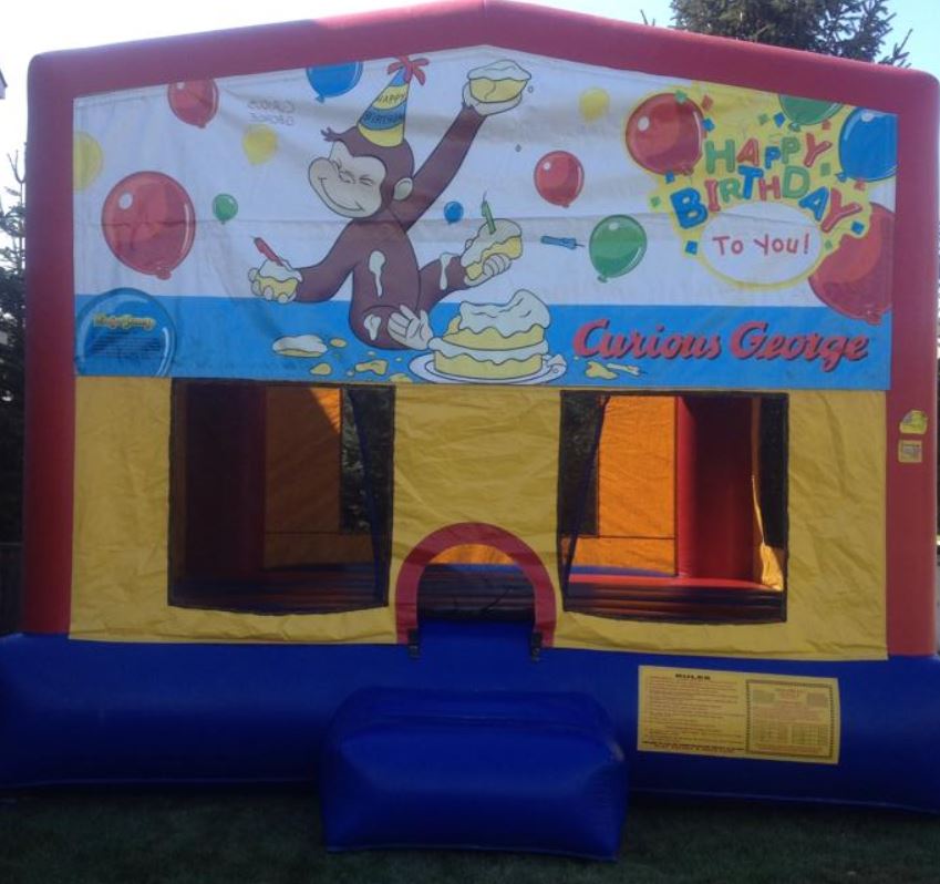 Curious George Bounce House #32 - Will Be Kids Inflatables